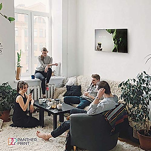 Panther Print, Canvas Wall Art, Yoda and the Hulk Comic Book Movie, Avengers Superhero Picture Prints, Print for Special Occasions (76x51cm)