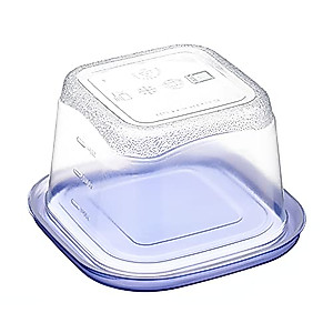 32oz Square Plastic Reusable Storage Containers with Snap On Lids - Airtight Reusable Plastic Food Storage, Leak-Proof, Meal Prep, Lunch, Togo, Stackable, Bento Box, BPA-Free by EcoQuality (3)