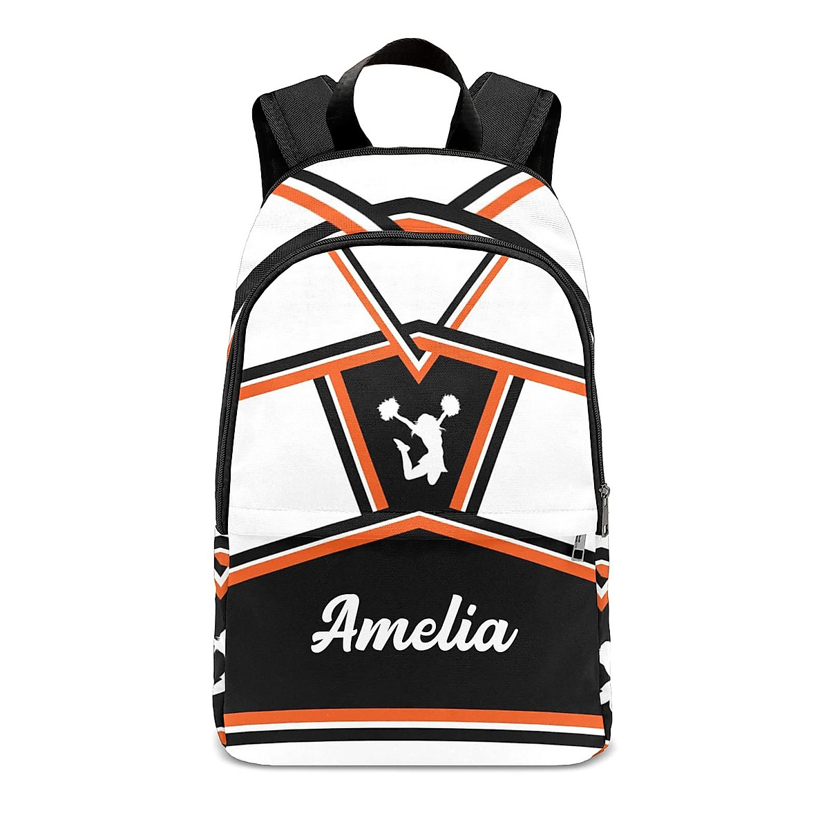 Yeshop Cheerleader Personalized Backpack for Teen Boys Girls,Custom Travel Backpack Bookbag Casual Bag with Name Gift