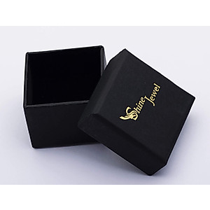 Shine Jewel Solitaire 925 Sterling Silver 1.45 Ctw Red Garnet Stackable Rose Gold Ring (8)