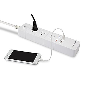 DPI Amped Wireless Wireless Smart Strip AWPS248W - 3 x AC Power, 2 x USB - 1850 VA - 120 V AC, 5 V DC Output