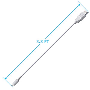 YOUSHARES Wii U GamePad - Interchangable Power Charging Adapter, Power Supply Cord AC Adapter & Cable for Nintendo WiiU GamePad (USB Charging Cable)