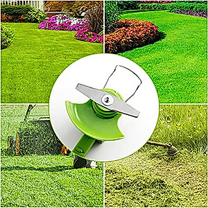 5Pcs Cordless Weed Wacker Replacement Blade - Blade Weed Eater Replace Blades- Carbide Blade Brush Cutter Grass Trimmer Weed Eater Blade for Electric Lawn Trimmer Set - Lawn Mower Accessories