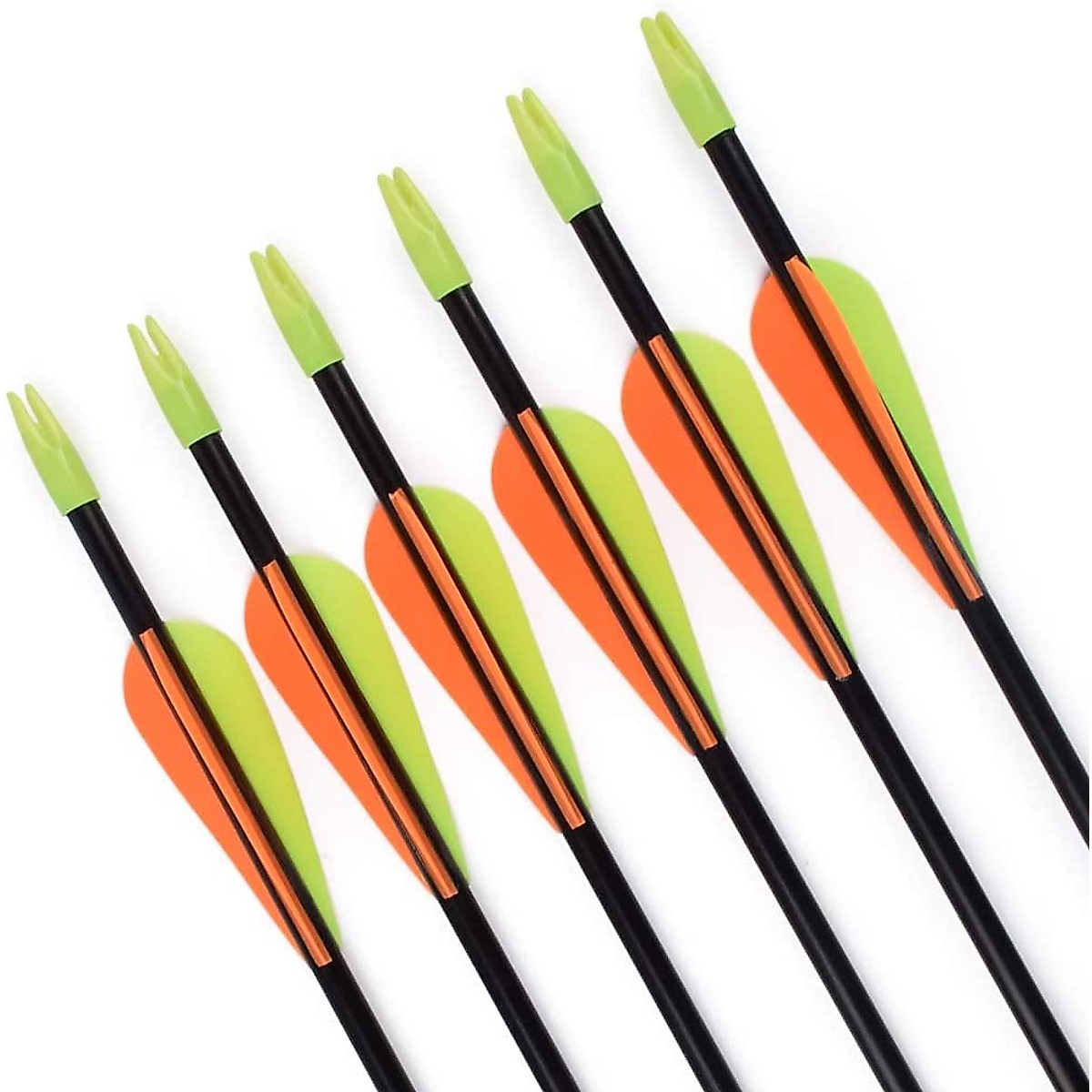 GPP 28" Fiberglass Archery Target Arrows - Practice Arrow or Youth Arrow for Recurve Bow- 12 Pack