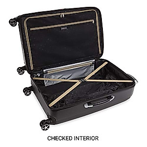 SwissGear 7585 Hardside Expandable Luggage with Spinner Wheels, Black, 3-Piece Set (19/23/27)