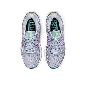 ASICS Women's Gel-Cumulus 24 Running Shoes, 7, Piedmont Grey/Lavender Glow