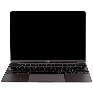 Apple MacBook MJY42LL/A 12in Laptop Retina Display 512GB, Space Gray - (Renewed)