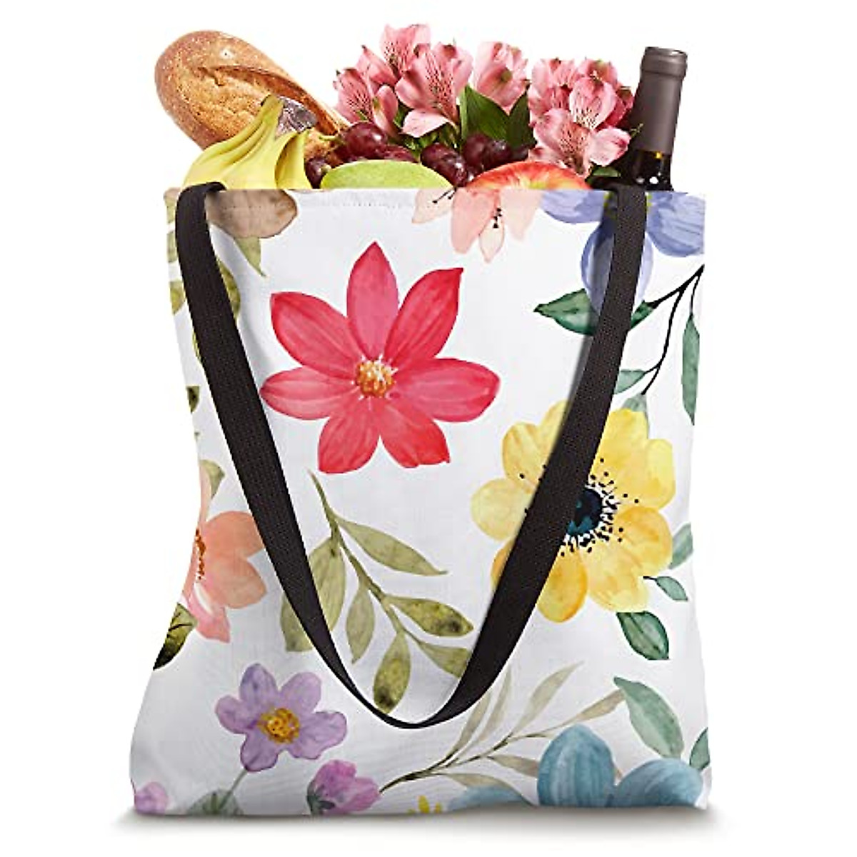 Floral Frenzy Tote Bag