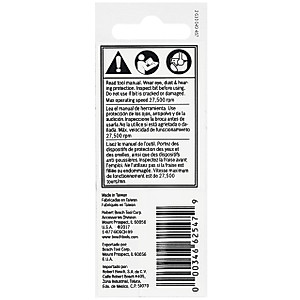 BOSCH 85634B 1-Piece 3/4 In. x 1/2 In. Carbide-Tipped Lock Mortising Router Bit