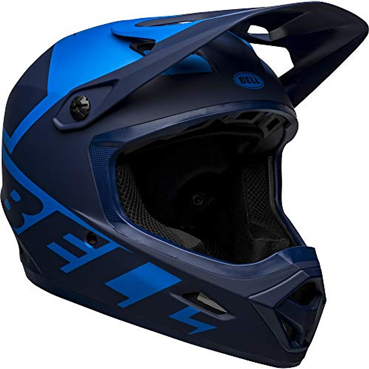 BELL Transfer Adult Full Face Bike Helmet - Matte Blue/Dark Blue (2023), Large (57-59 cm)