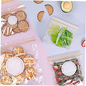 VOSAREA 1 Set 30pcs Transparent Sealed Strips Storage Bags Snack Bags Bags Food Storage Bags