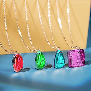 BABORUI Resin Molds Jewelry, 38 Cavities Pendant Silicone Molds for Epoxy Resin with 40Pcs Jump Rings, DIY Jewelry Resin Casting Molds for Pendant, Earrings, Necklace, Keychains