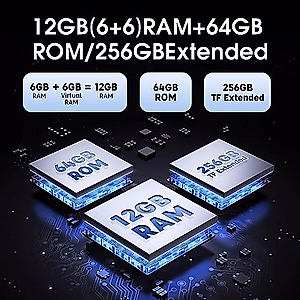 Ulefone Armor X13 Rugged Phone, 12+64GB, 50MP Rear Camera, 24MP Night Vision Camera, Android 13 OS Rugged Smartphone, 6.52” Screen, 6320mAh, NFC, GPS, Dual 4G Unlocked Phones- Orange