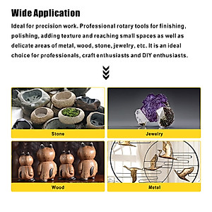 ATOLS 1000W Flex Shaft Rotary Tool Electric Hanging Grinder Carver,Electric Multi-function Metalworking Tools Repair Kit,Foot Pedal Control,Metal Flexible Shaft,Suitable for Carving, Buffing,30000 RPM