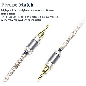 FSIjiangyi HD700 Replacement Cable 6N Single Crystal Copper Braid Headphones Cable Balanced Headphone Cable Compatible for Sennheiser HD700 (4.4mm Plug)