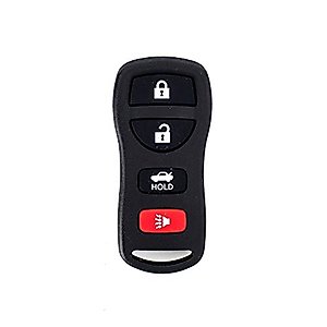 BestKeys Replacement For 2002 2003 2004 2005 2006 Nissan Altima Maxima Keyless Remote 4 Button Key Fob KBRASTU15