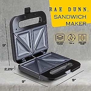 Rae Dunn Sandwich Maker (Black)
