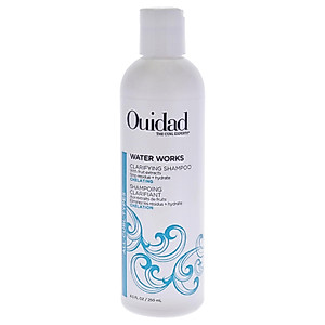 Ouidad Water Works Curly Hair Shampoo, Clarifying Shampoo for Build Up, Removes Impurities, Maintains Curls' Natural Moisture, For All Curl Types