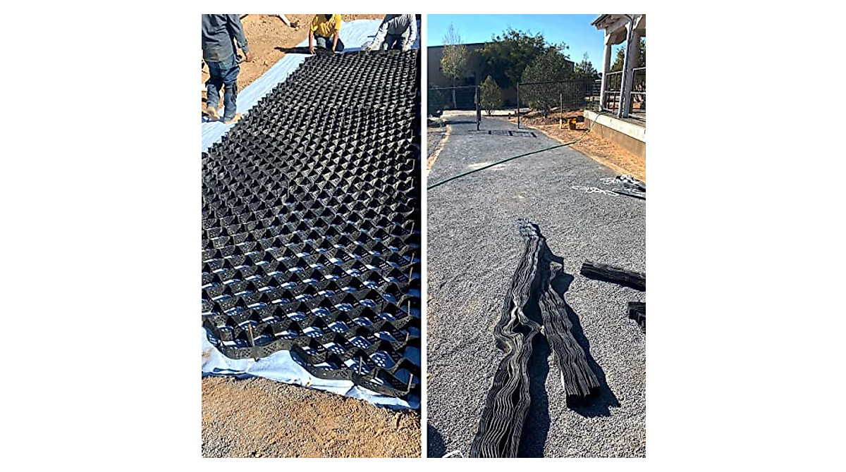 Performance Footing Geocell BaseCoreHD 3" Ground Grid for Heavy Duty ...