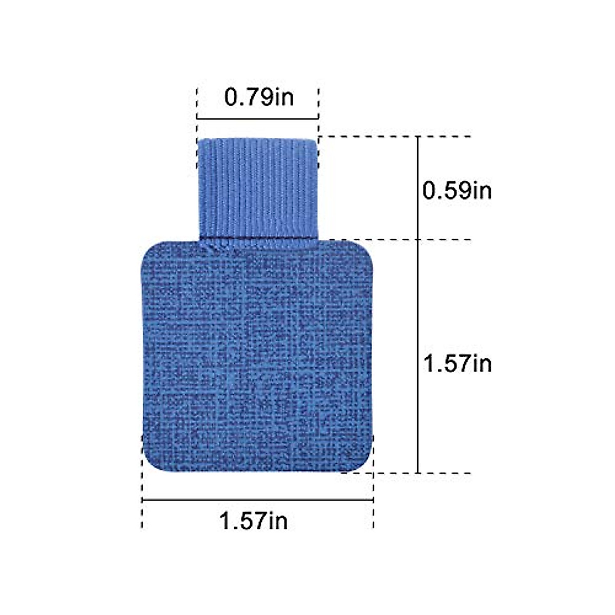 BronaGrand 8pcs Self-adhesive Leather Pen Holder with Elastic Loop for Notebooks, Journals,Calendars and Planners(8 Colors)