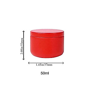 DIEWU 10Pcs Tin Candle Containers with Lids for Making Candles, Arts & Crafts, Empty Candle Jars with Lids(Brown)