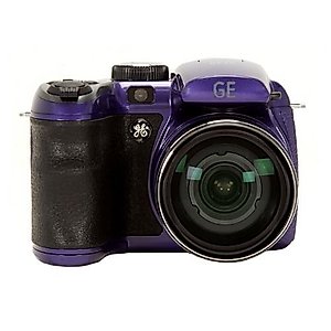 GE 16MP Bridge Digital Camera 15X 2.7" LCD (Berry Purple)