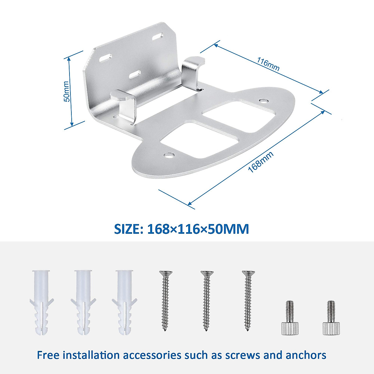 PETIMETI Wall Mount for Netgbear Orbi WiFi 6 Router with Sturdy Metal Stand Compatible Orbi WiFi 6 Router RBK753 RBK852 RBK853 RBS750 RBK752 RBK850 RBS750 RBS751(1 Pack)