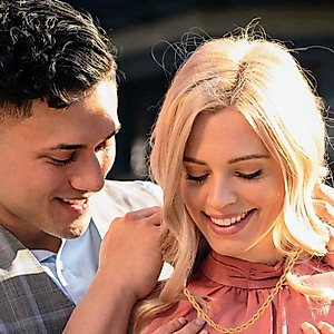 LIFETIME JEWELRY 5mm White Gold Chain for Men & Women 24k Real Gold Plated Diamond Cut Gold Rope Chain for Men & Gold Chain Necklace Women 16 to 36 Inch (22 inches, Gold)