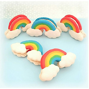 N+A Cookie Cutters Set,Metal Stainless Steel Biscuit Shape Mold for Star,Cloud,Moon,Rainbow,12pcs