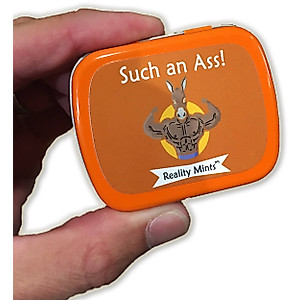 Such an Ass Mints – Buff Donkey Design Mint tin – Novelty Candy for Men – Chocolate Breath Mints, Sugar-Free