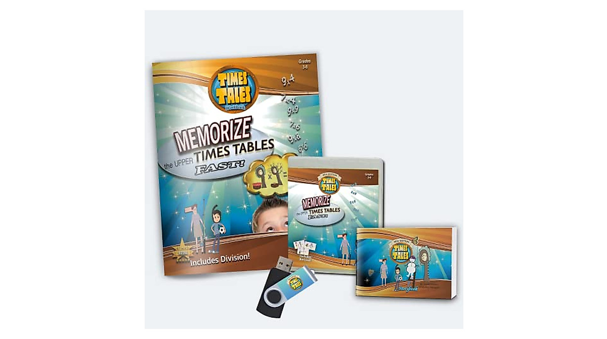 Memorize Times Tables Fast | Times Tales Deluxe w/USB