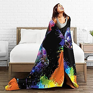 Noichzc Cartoon Blanket Ultra-Soft Fleece 50''x40'' Blanket for Couch Bed Warm Plush Throw Blanket Suitable for All Season