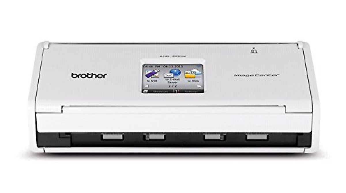 Brother ADS-1500W Compact Wireless Sheetfed Scanner - Fast 18PPM