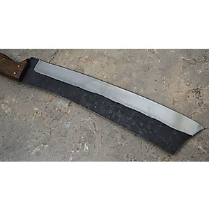 Gneric Ocean Axis Supplies Serbian Meat Cleaver Hand Forged Heavy Duty Bone Chopper Full Tang Butcher Knife High Carbon Steel Chef's Custom Made Rail Track Viking Machete