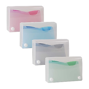 Filexec Products Wave, 3"x 5" Index Card Case, Pack of 4 (50484-2028)