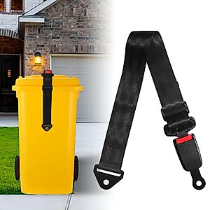 Gagetzan Semi-Automatic Trash Can Locks for Animals,Garbage Can Locks for Animals with Spring Button,Bear Proof Trash Can Lid Lock Keep Raccoon Out of Trash Bin,Easy Single Hand Release(1 Pcs)
