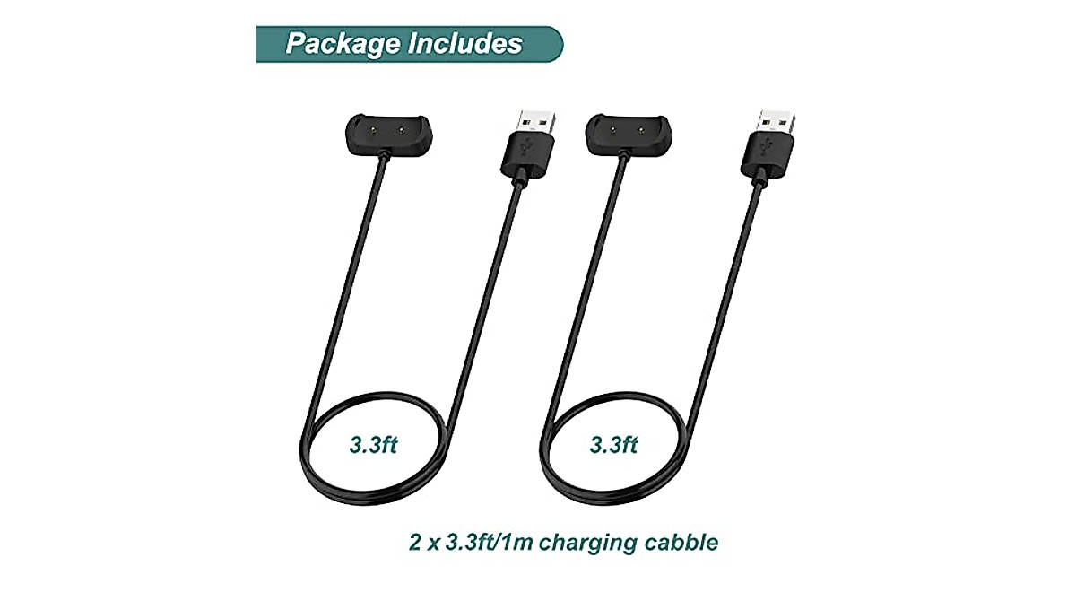 Charger for Amazfit T-Rex Pro & Other Models - 2-Pack