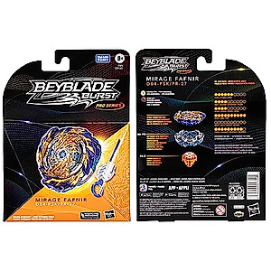 Beyblade Burst Pro Series Mirage Fafnir Spinning Top Starter Pack, Stamina Type Battling Game Top, Toy for Kids Ages 8 and Up