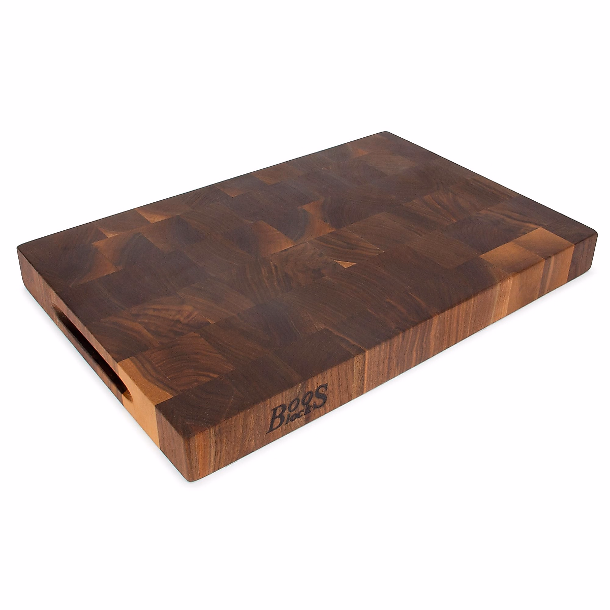 John Boos Walnut Blo WAL-CCB1812-175 Classic Collection Wood End Grain Chopping Block, 18" x 12" x 1.75"