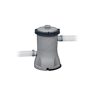 KMS BestWay 13' x 33" Family Garden Outdoor Swimming Pool Fast Set Round Above Ground Rattan Print With Filter Pump 57376 New