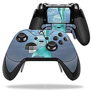 MightySkins Skin Compatible with Microsoft Xbox One Elite Controller - Im Really A Mermaid | Protective, Durable, and Unique Vinyl wrap Cover | Easy to Apply, Remove | Made in The USA