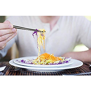 Titanium (TI) Super Strong Lightweight Professional Chopsticks Drawstring Breathable Storage Bag - Please select style - By TitanOwl (9" with Aluminum Case)