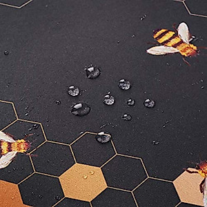 iCasso 13-13.3 inch Laptop Sleeve Bag, Waterproof Shock Resistant Neoprene Notebook Protective Bag Carrying Case Compatible MacBook Pro/MacBook Air - Honeycomb