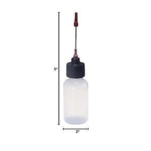 Liberty Products 2-1oz Plastic Squeeze Bottles 1.5" Stainless Applicators