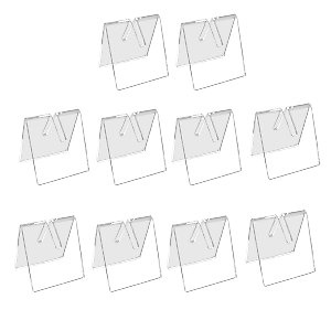 10PCS Clear Acrylic Knife Blade Display Stand Holders Folding Knife Display Stand Holder Pocket Knives Showcase