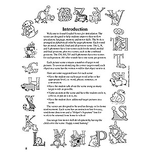 Super Duper Publications | 134 Sound-Loaded Scenes for Articulation: 20 Sounds plus Blends Book | Educational Learning Resource for Children