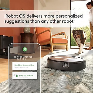 iRobot Roomba j9+ Self-Emptying Robot Vacuum – Powerful Suction, Identifies and Avoids Obstacles Like pet Waste, Sel-Empties for 60 Days, Best for Homes with Pets, Smart Mapping, Works with Alexa​