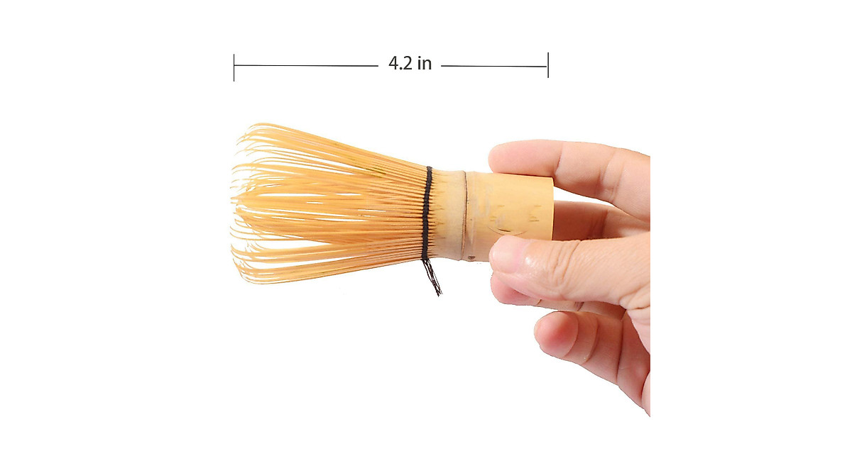 ARTDOU Golden Bamboo Matcha Whisk for Authentic Japanese Tea Ceremony