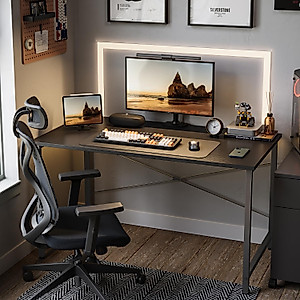 Cubiker Small Computer Desk, 32 inch Home Office Kids Desk for Bedroom and Small Spaces, Modern Simple Table for Studying, Writing, Working, Black