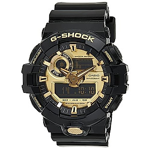 Casio Men's G Shock GA710GB-1A Black Rubber Quartz Sport Watch